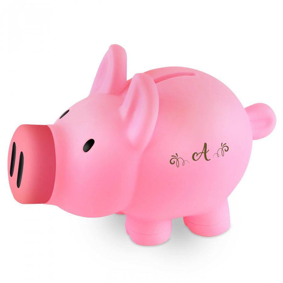 Skarbonka z Grawerem na Chrzest, Urodziny, Roczek - Skarbonka Świnka ...