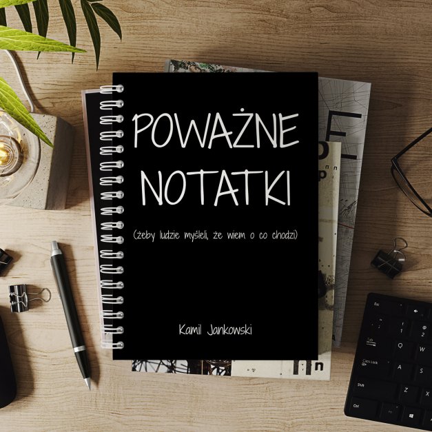 Notatnik Personalizowany z Nadrukiem, Kołonotatnik na Prezent ...