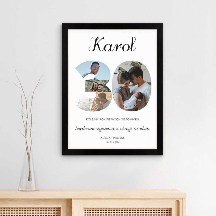 Plakat z Własnym Zdjęciem, Personalizowany Plakat ze Swoim Nadrukiem ...